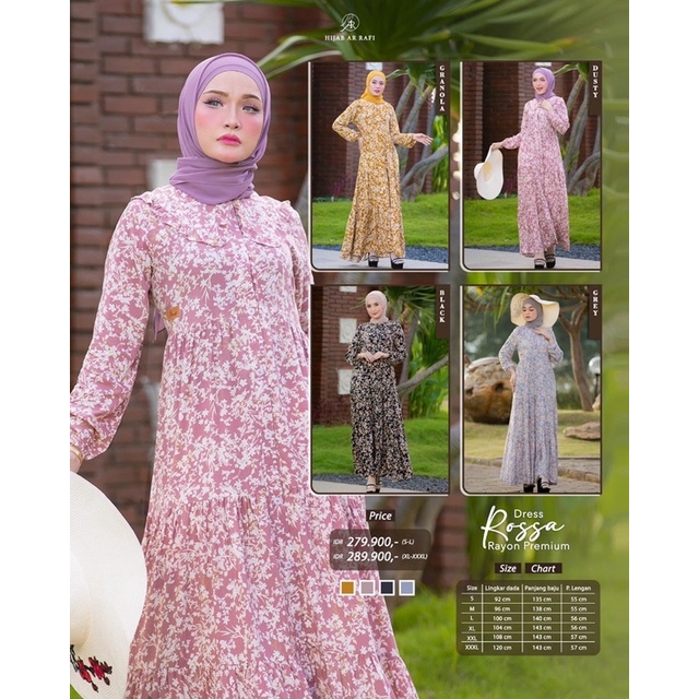 Jual Rossa Dress by Ar Rafi (ORI) | Shopee Indonesia