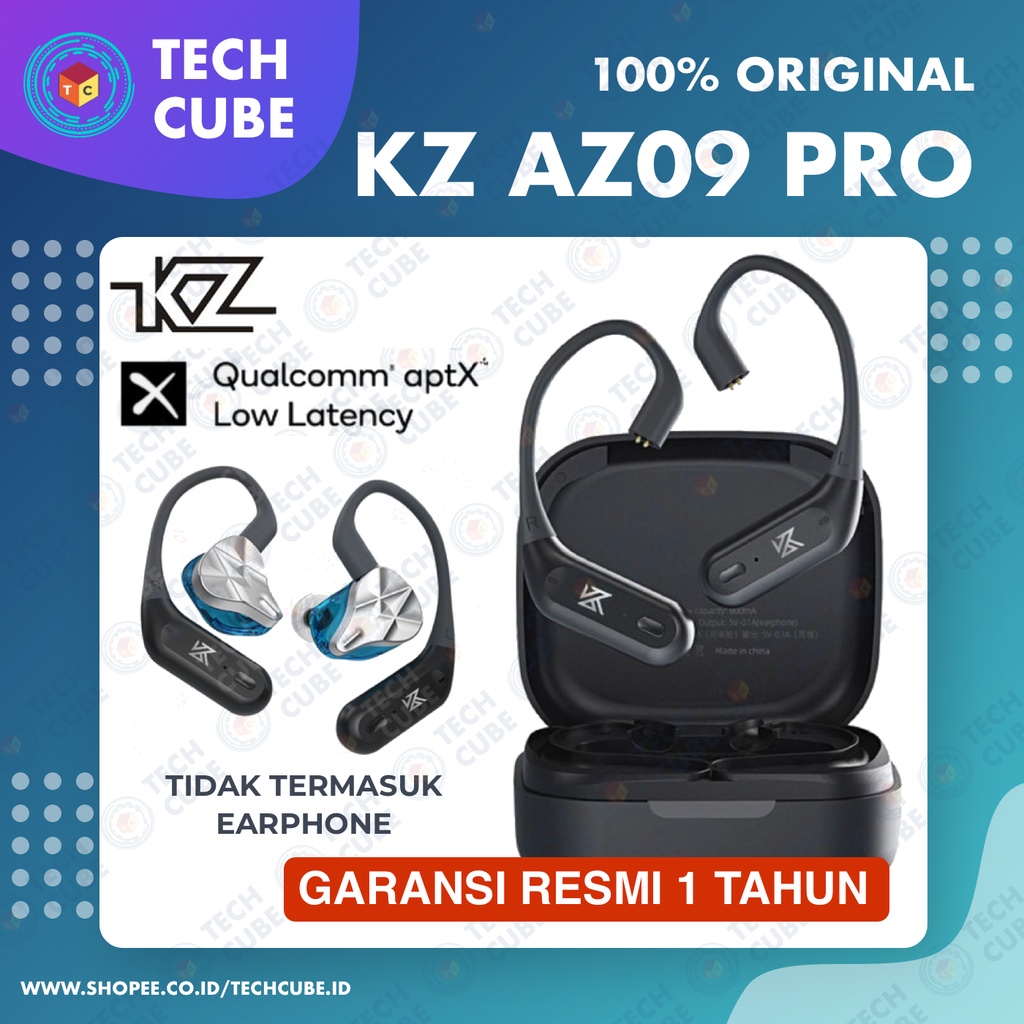 Jual KZ AZ09 PRO APTX TWS Upgrade Type B / C Bluetooth Earphone ZSN PRO ...