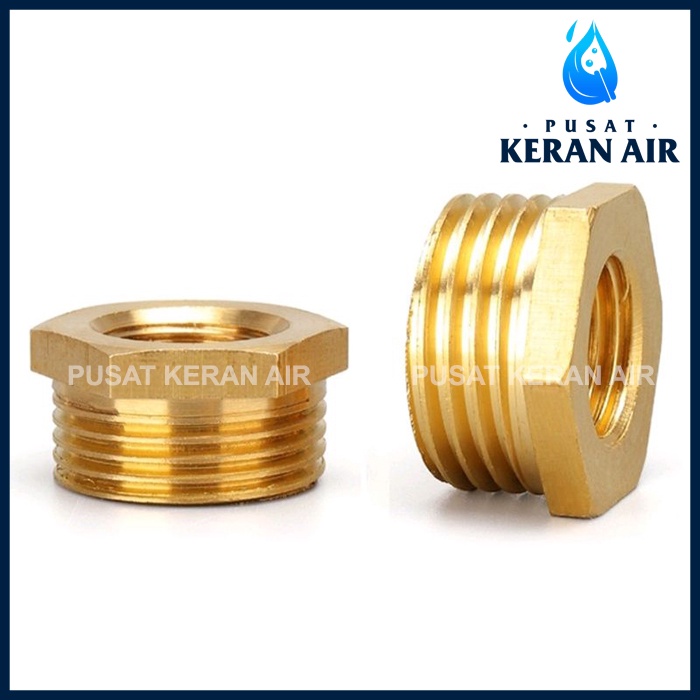 Jual 1"(male) x 1/2"(Female) Vlock ring Kuningan / Bushing | Shopee ...