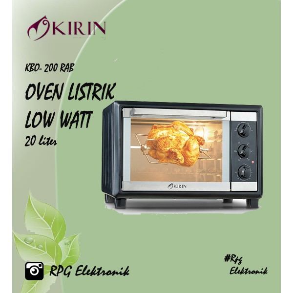 Jual Kirin Oven Listrik KBO 200 RAB - 20 Liter | Shopee Indonesia