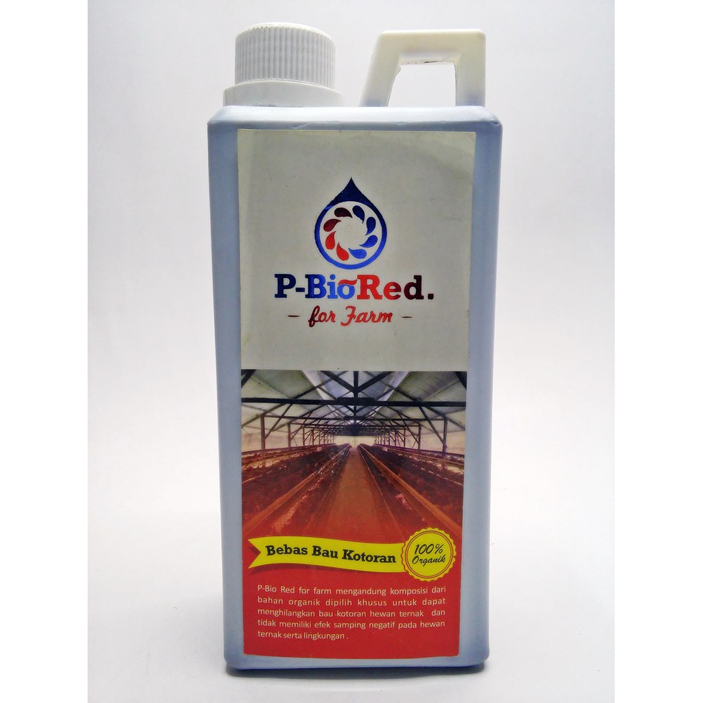 Jual Penghilang Bau Kotoran Kandang P Bio Red 1liter | Shopee Indonesia