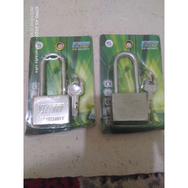 Jual gembok panjang 40L || gembok murah victory || gembok pagar ...