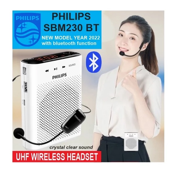 Jual SPEAKER PINGGANG MIC SALES PROMOTION SPG BIG SOUND PHILIPS SBM230 ...