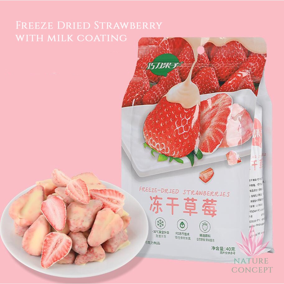 Jual Freeze Dried Strawberry Cemilan Snack Strawberry Mango Mixed Fruit ...