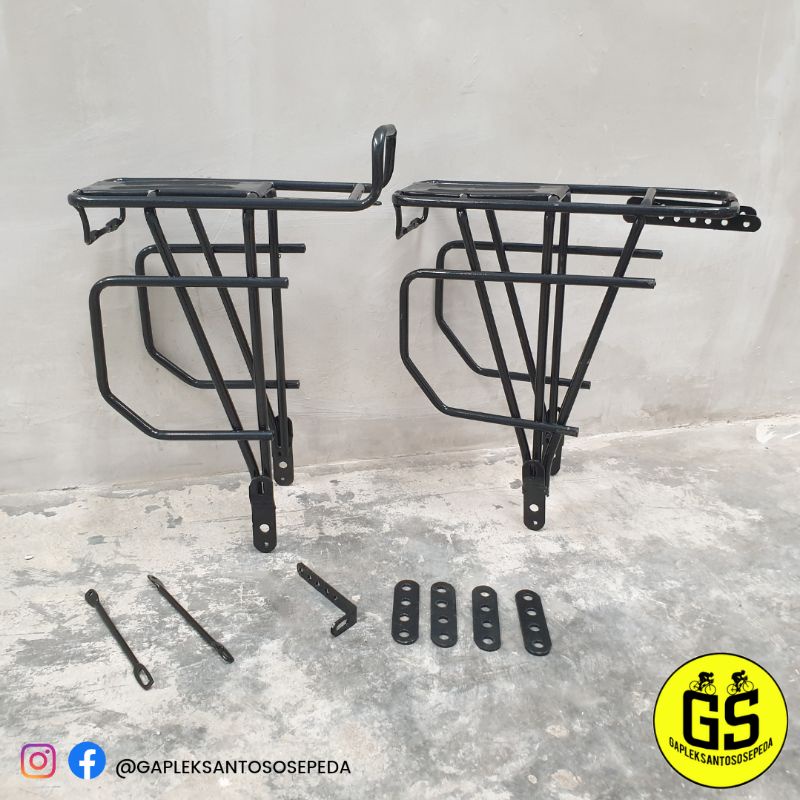 Jual Boncengan Sepeda Touring Model Rak panier Custom. Rack Bagasi ...