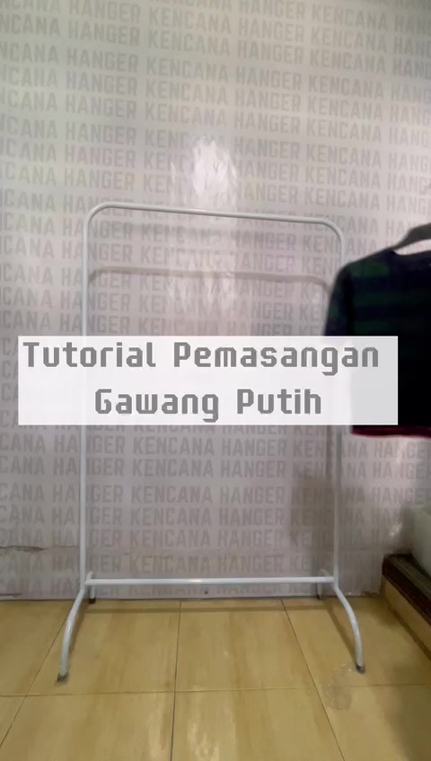 Jual Gawang Baju Besi Putih Minimalis Full Coating Display Model KIA ...