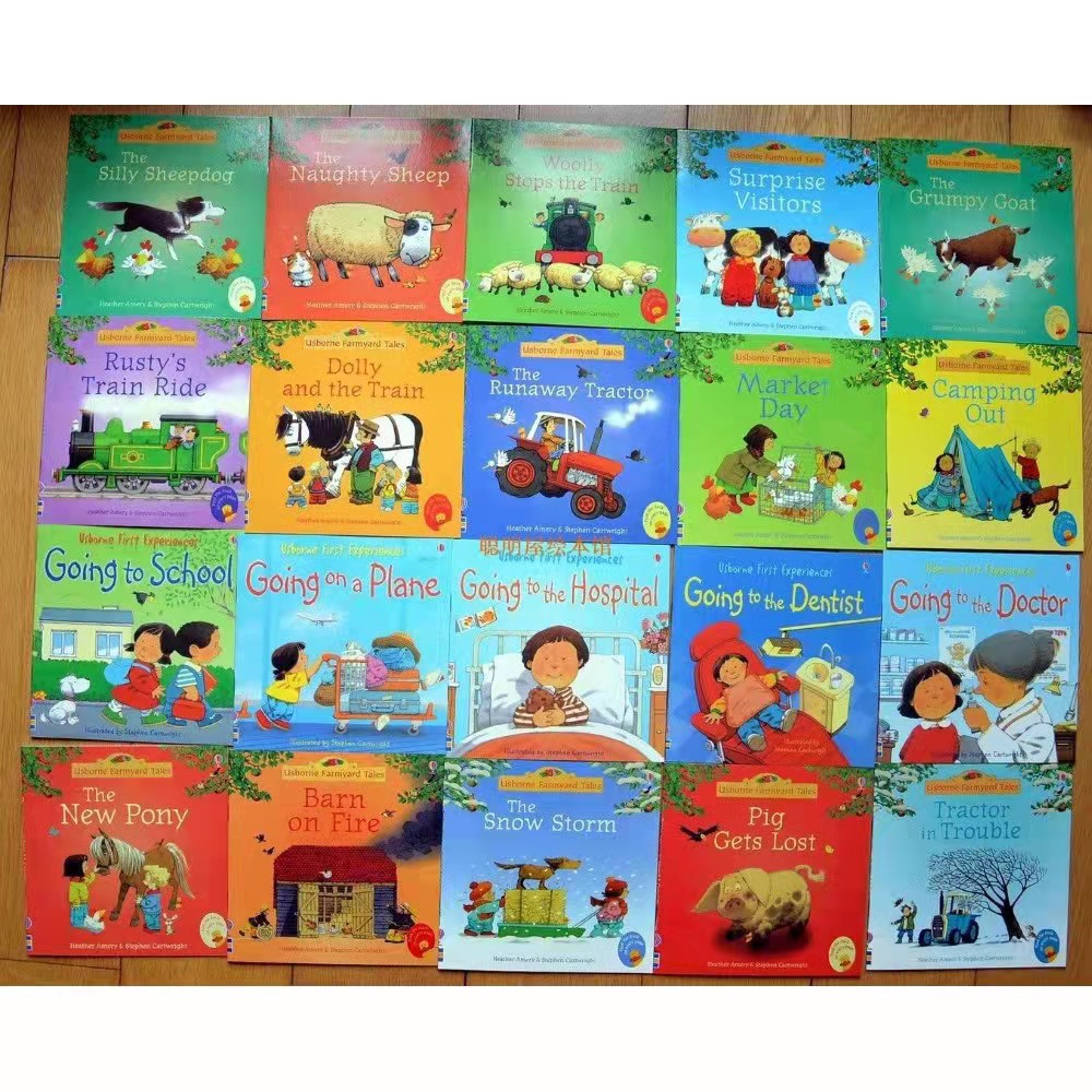 Jual [U801] 1 SET USBRNE FARMYARD TALES / USBORNE FIRST EXPERIENCES ...