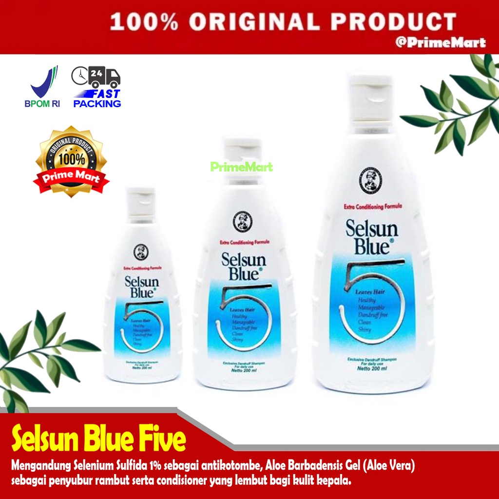 Jual Selsun Blue Five Shampoo 50ml, 120ml & 200ml | Shopee Indonesia