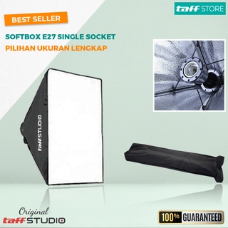 Jual TaffStudio Softbox Lighting Lampu Studio Foto Video E27 Single ...