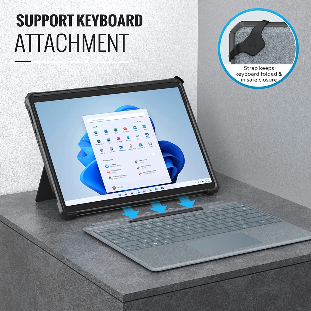 Jual Case Microsoft Surface Pro 12 11 10 9 8 7 7+ Plus 6 5 4 Surface Go ...