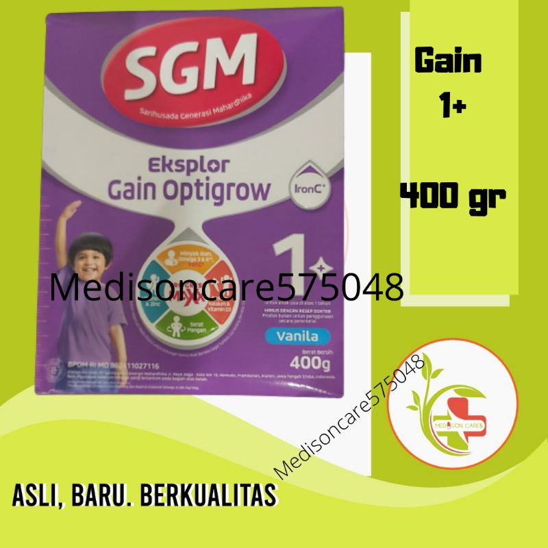 Jual SGM EKSPLOR gain optigrow | 1+ 400gr Lanjutan | Shopee Indonesia