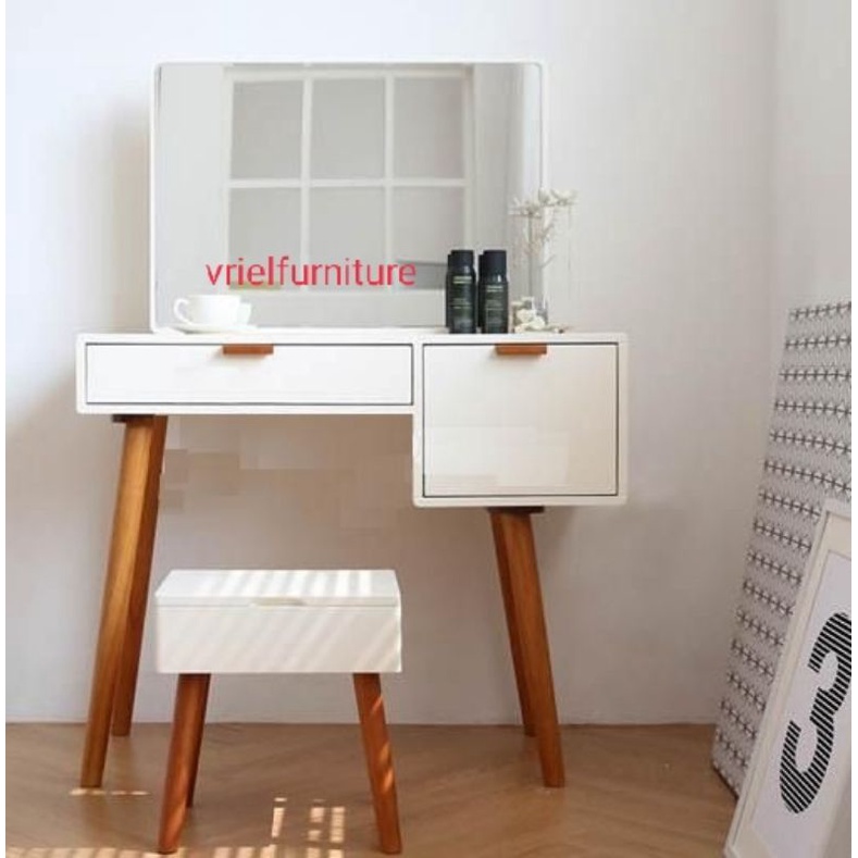 Jual MEJA RIAS / MEJA KAMAR / MEJA MAKEUP / MEJA 2 LACI / MEJA ...