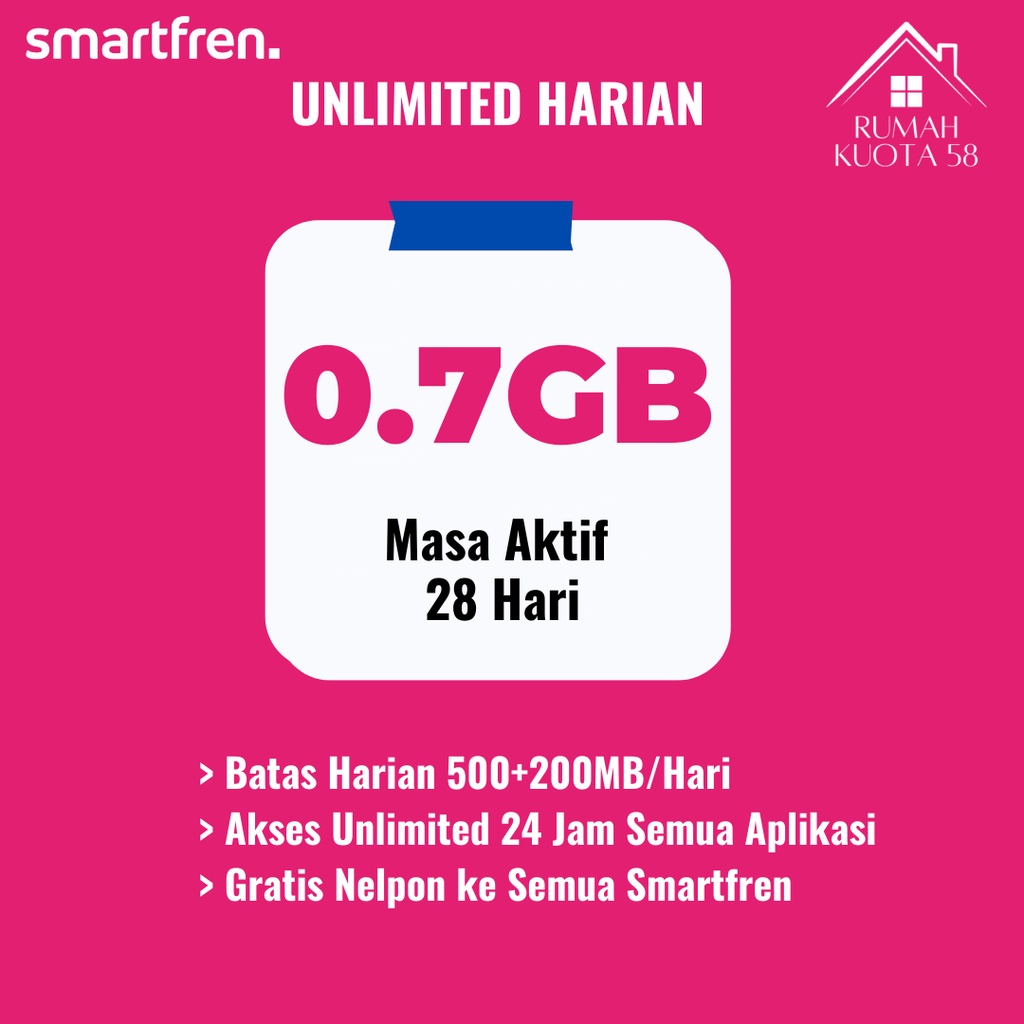 Jual PAKET DATA SMARTFREN MURAH UNLIMITED HARIAN, UNLIMITED NONSTOP ...
