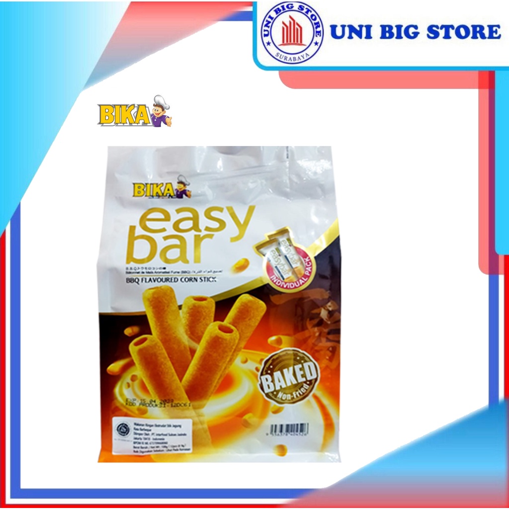 Jual Bika Easy Bar Corn Stick Cheese - Chicken - BBQ - Seaweed 108g ...