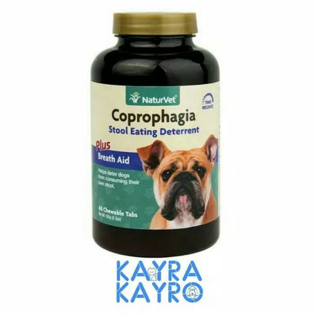 Jual NaturVet Coprophagia Stool Eating Deterrent for Dog 60 Tablet ...