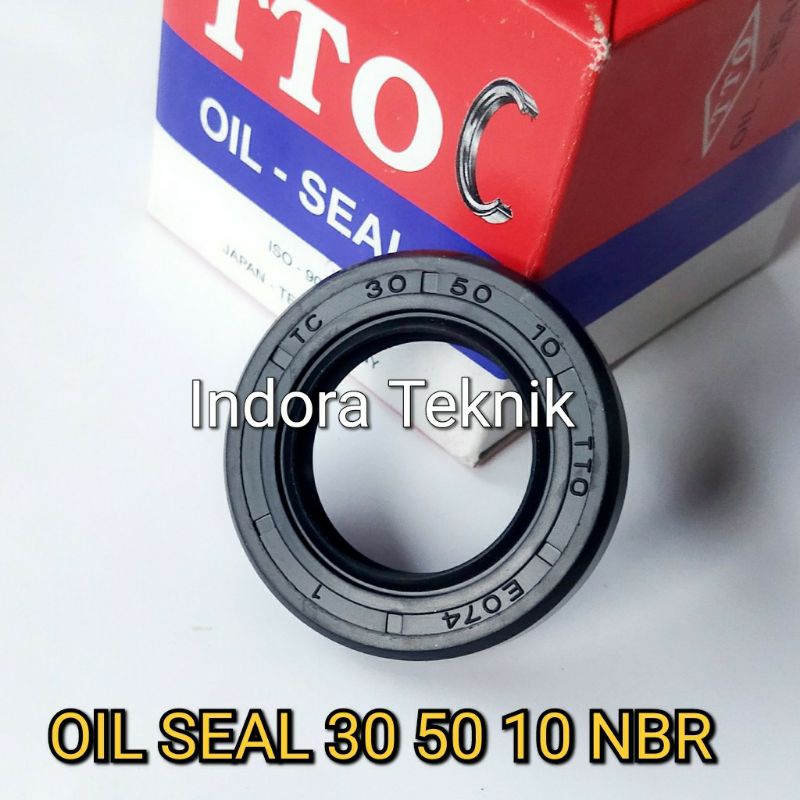 Jual Sil Oli TC 30 x 50 x 10 - Oil Seal NBR - TTO - Spare Part Otomotif Industri | Shopee Indonesia
