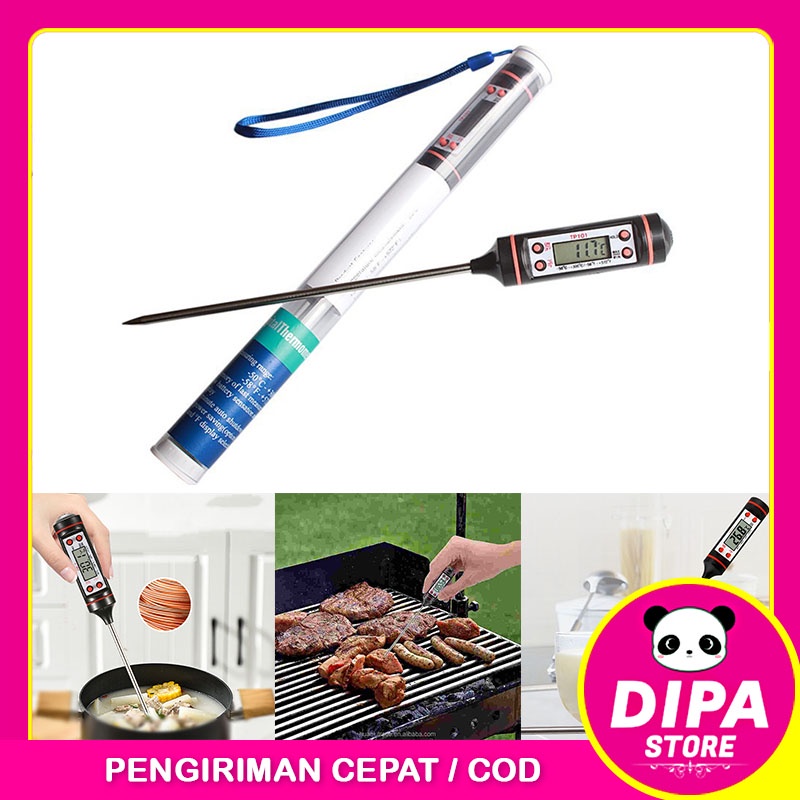 Jual Termometer Masak Suhu Makanan Air Kopi / Food Cooking Thermometer ...