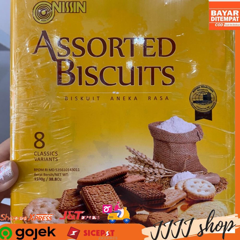 Jual Nissin Assorted Biscuits 8 Classics Biskuit Kaleng 1100gr | Shopee ...
