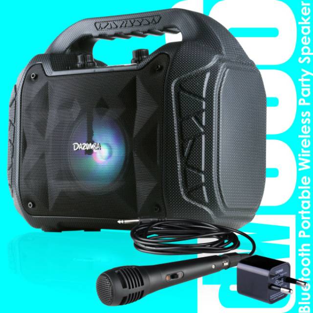 Jual Speaker Karaoke Dazumba DW086 Bluetooth Free Mic dan Adaptor ...