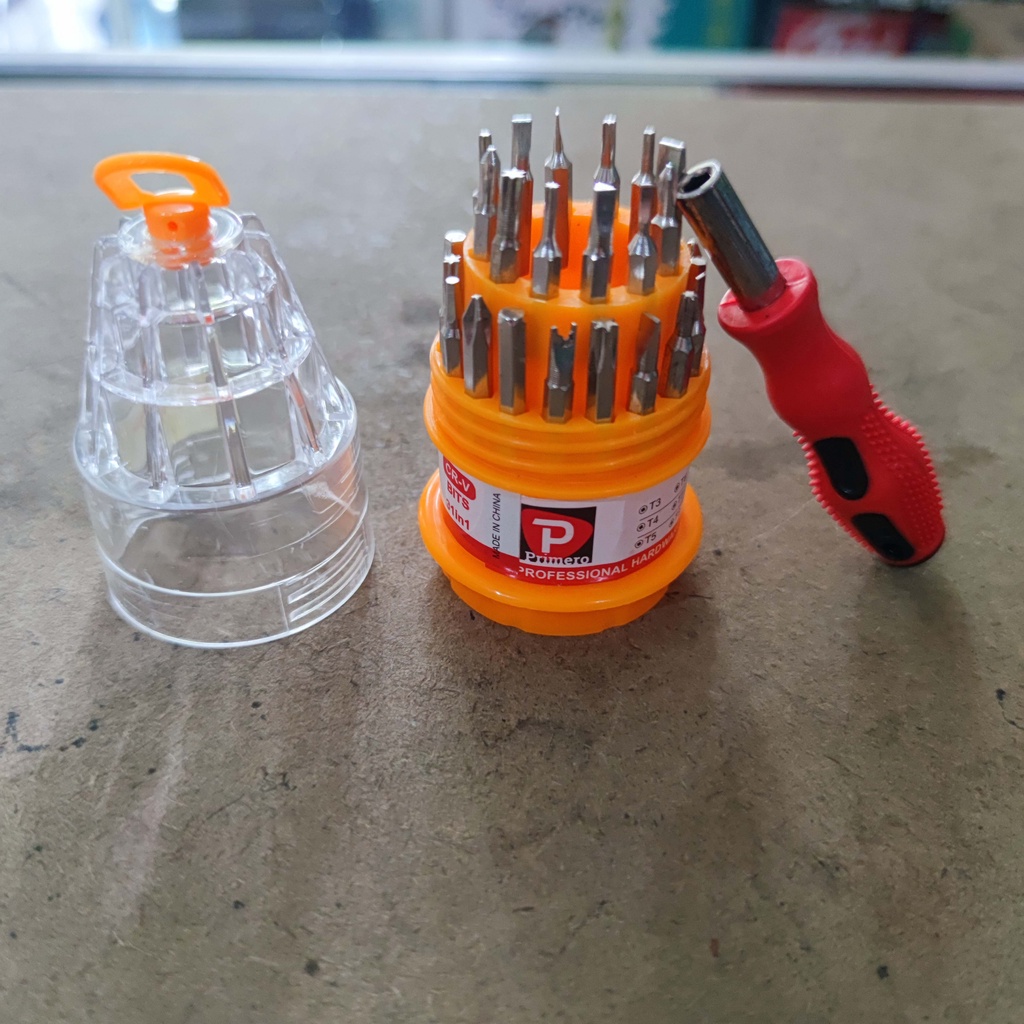 Jual Obeng Set Primero 31 in 1 / Obeng HP Laptop Elektronik | Shopee Indonesia