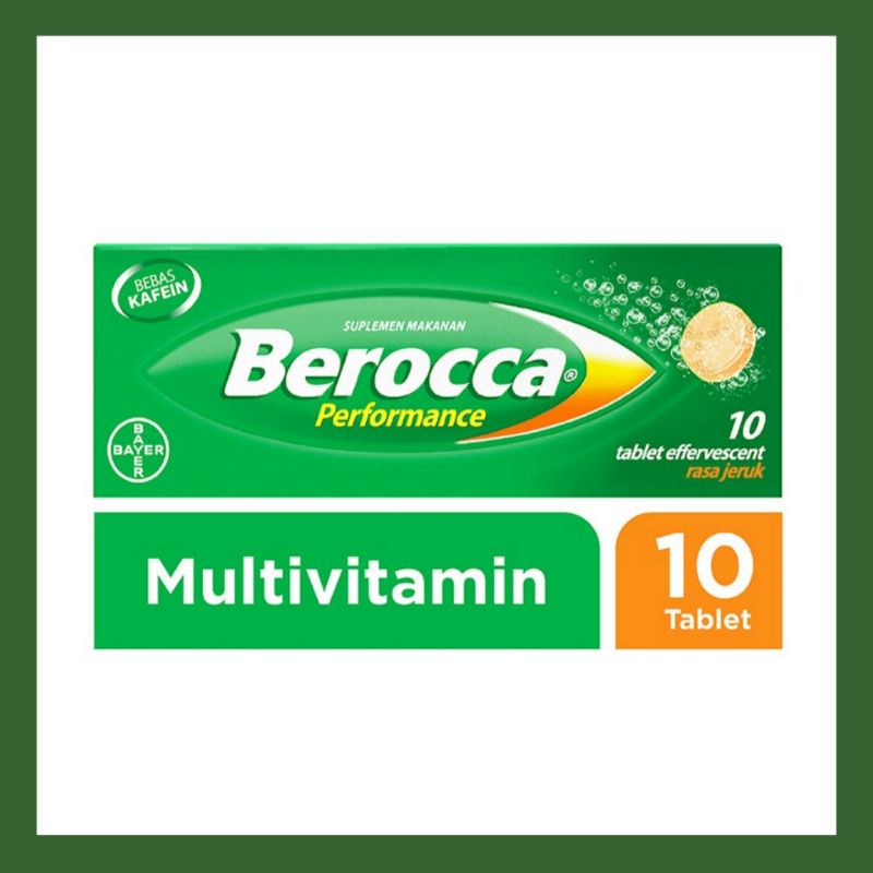 Jual Berocca Multivitamin B kompleks Rasa Jeruk 10 tablet | Shopee ...