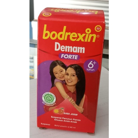 Jual Bodrexin Demam Forte Paracetamol Suspensi 60 ml | Shopee Indonesia