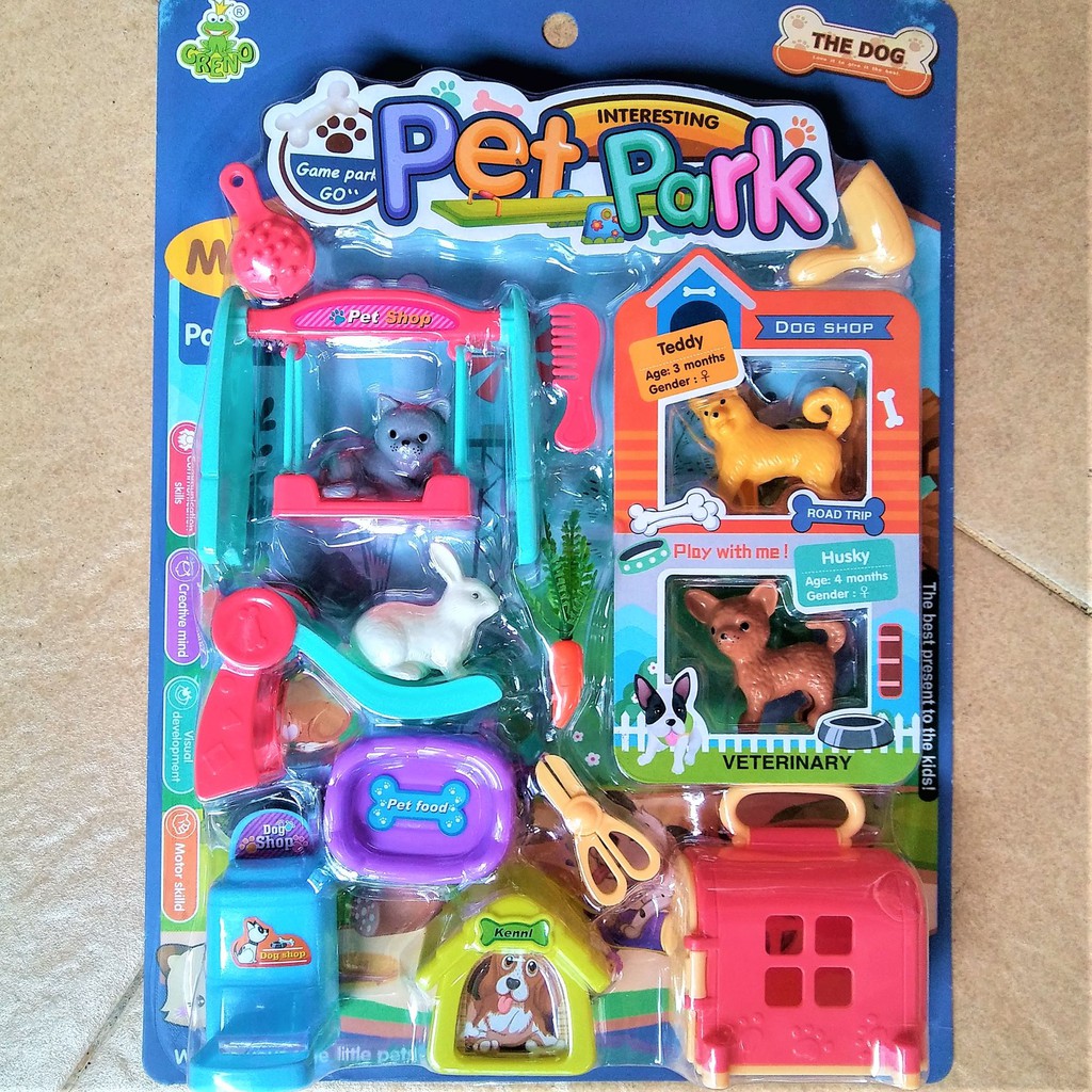 Jual MAINAN MINIATUR HEWAN PET PARK FIGURE BINATANG PET SHOP ANJING ...