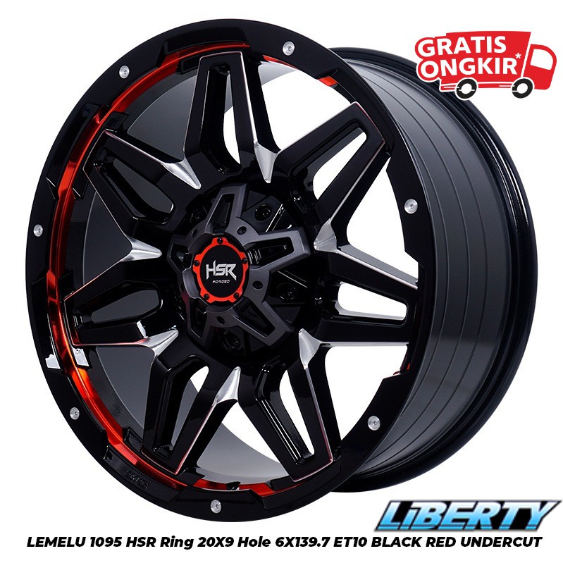 Jual VELG OFF-ROAD HSR WHEEL LEMELU RING-20 LEBAR-9 PCD-6X139,7 ET-10 ...