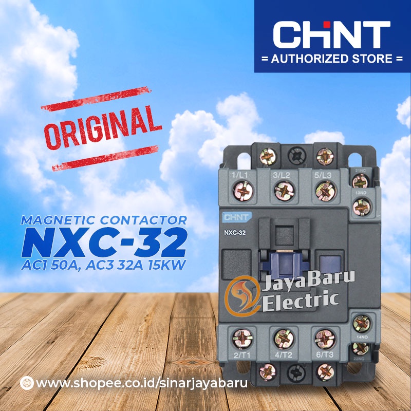 Jual Contactor Kontaktor CHINT NXC-32 NXC32 24V 36V 48V 110V 220V 400V | Shopee Indonesia