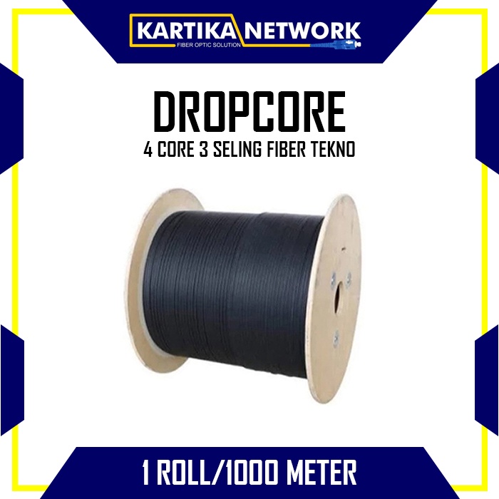 Jual dropcore 4 core 3 seling brand fiber tekno | Shopee Indonesia