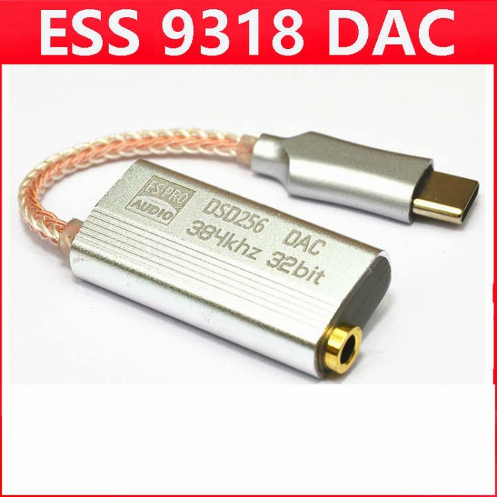 Jual USB DAC Amp Type C dan Adapter Lightning to 3.5mm ESS SABRE ...