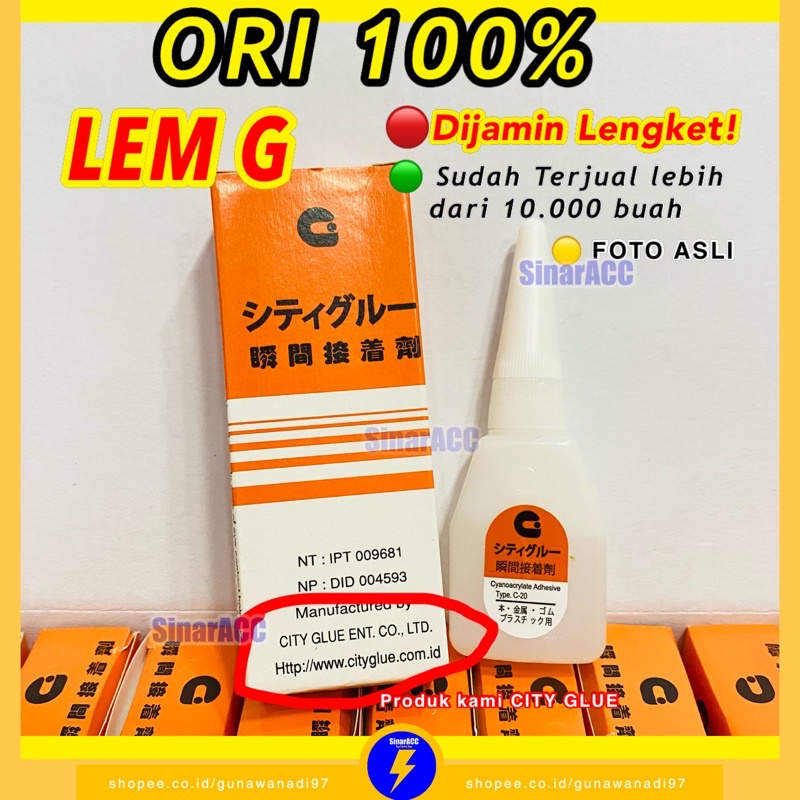 Jual Lem G lem super original Lem setan lem serbaguna kualitas ori ...