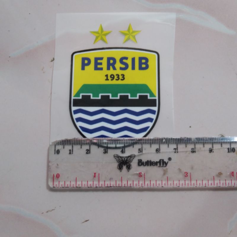 Jual stiker kaos, sablon setrika logo persib isi 3 pcs | Shopee Indonesia