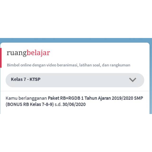 Jual Paket Berlangganan Ruang Guru 1 Tahun | Shopee Indonesia