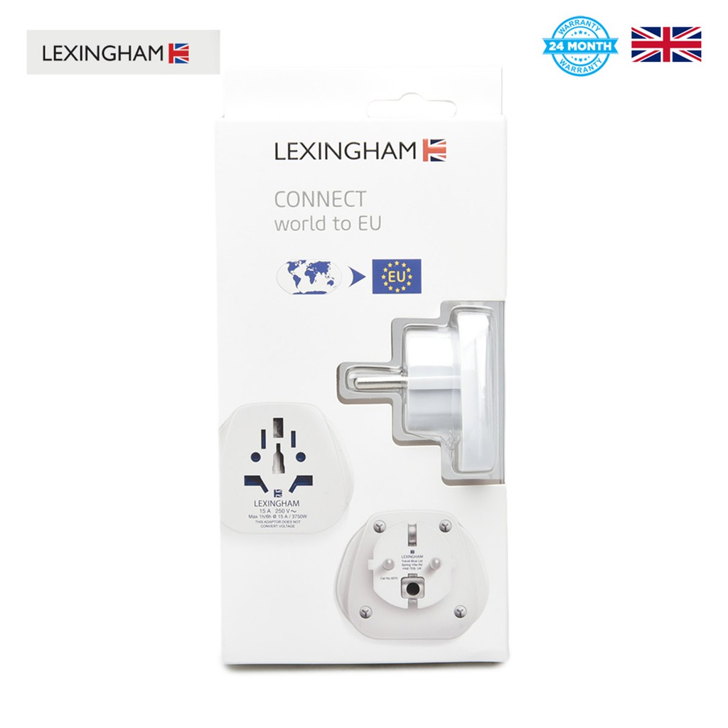 Jual Lexingham Universal Travel Adaptor L5070 (Indo,Europe) | Shopee ...