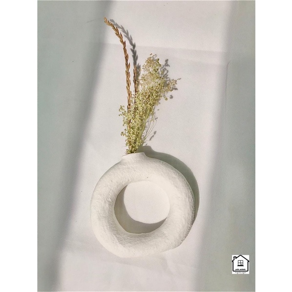 Jual Vas Bunga Estetik warna putih | Shopee Indonesia