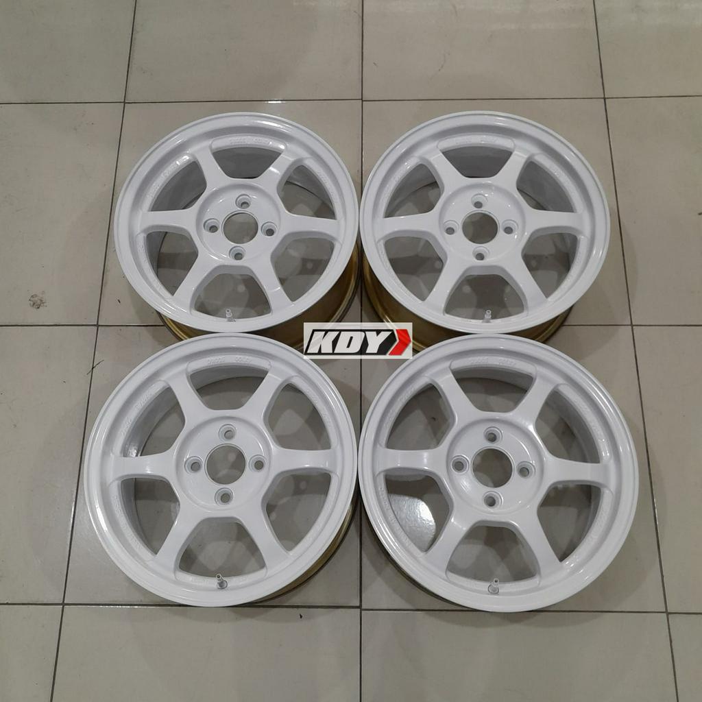 Jual Velg Mobil Murah Bekas Copotan Ring 15 Model SSr Type-C Ring 15 PCD 4x100 | Shopee Indonesia