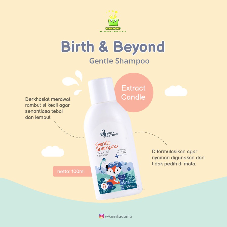 Jual Baby Gentle Shampoo Birth and Beyond 100ml | Shopee Indonesia