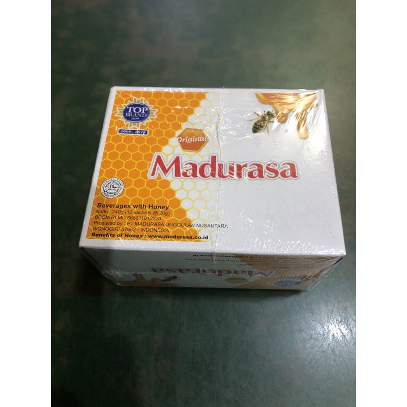 Jual Madurasa Original 1 box isi 12 sachet Madu Rasa | Shopee Indonesia