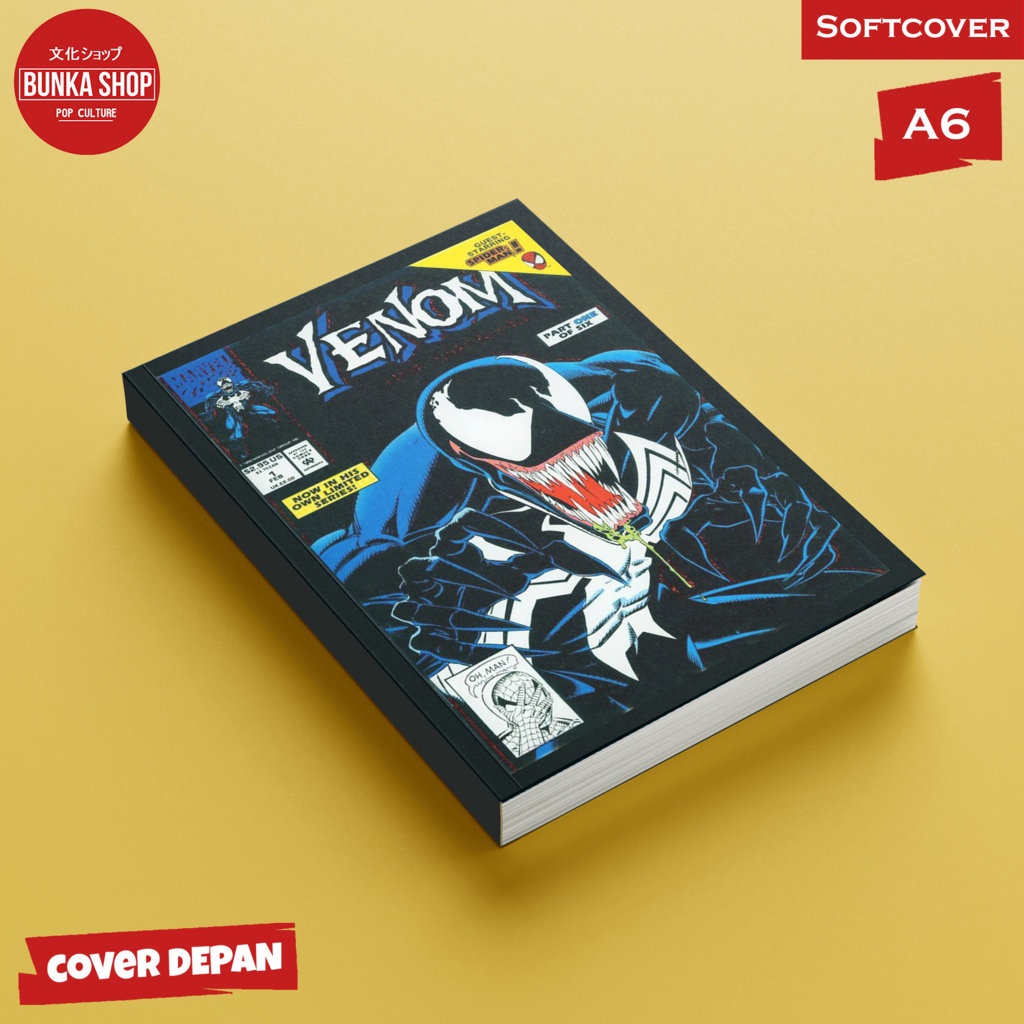 Jual Pocket Note Marvel Spiderman Komik Klasik Venom Softcover A6 Buku ...