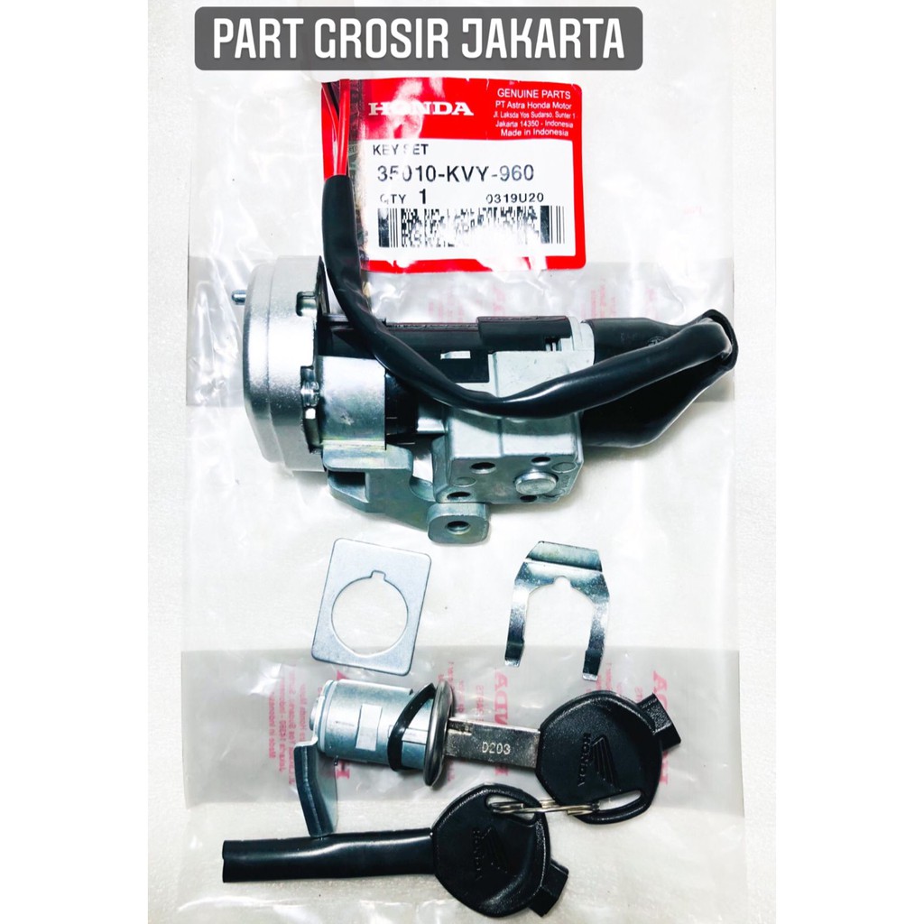 Jual KUNCI KONTAK KEY SET KEYSET HONDA BEAT KARBU KODE KVY MURAH BARU ...