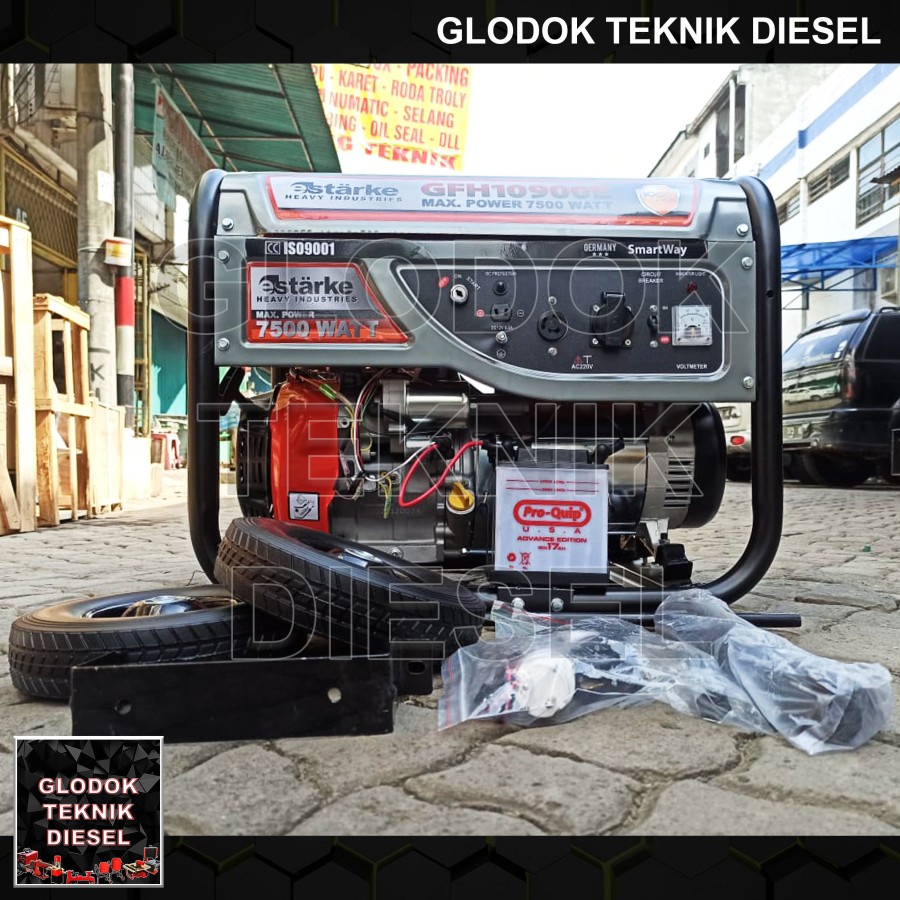 Jual Genset 7500 watt Starke GFH 10900 E / Generator Listrik Bensin ...