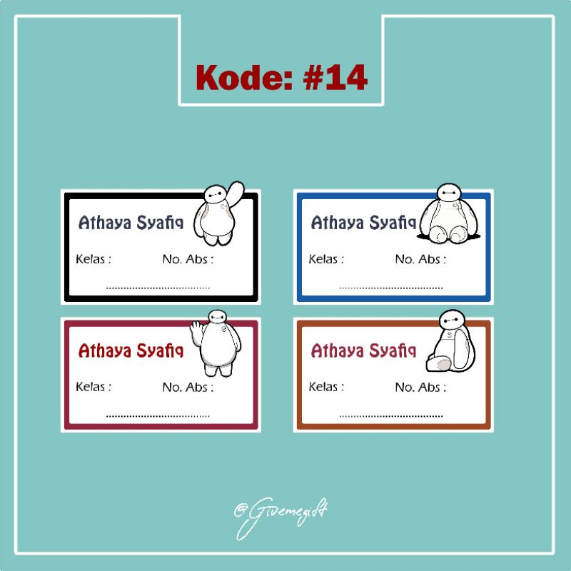 Jual Stiker label buku anak cowok murah | Shopee Indonesia