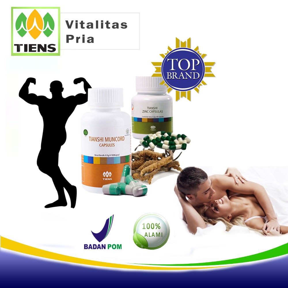 Jual Tiens Paket Obat Kuat Vulcano 3 (3 btl Muncord + 2 btl zinc ...