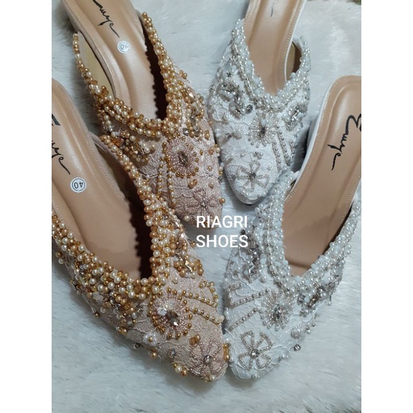 Jual Selgri sepatu Payet brukat manten | Shopee Indonesia