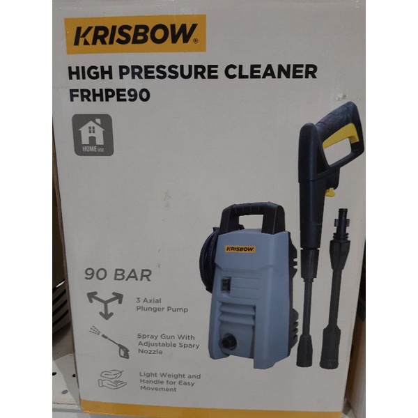 Jual krisbow high pressure cleaner 100bar washer pump jet spray 90 ...