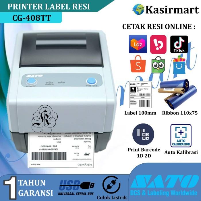 Jual Barcode Printer Sato Cg-408Tt / Cg 408 - Printer Barcode Sato ...