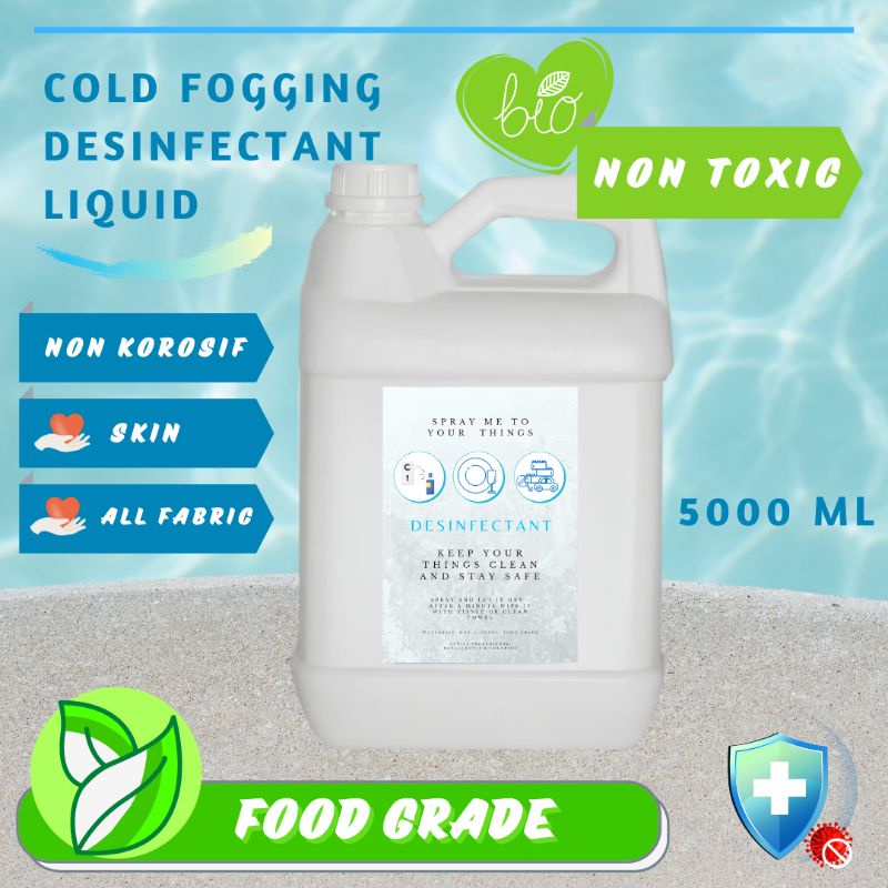 Jual Desinfektan Food Grade Waterbased | Cold Fogging Desinfectant ...