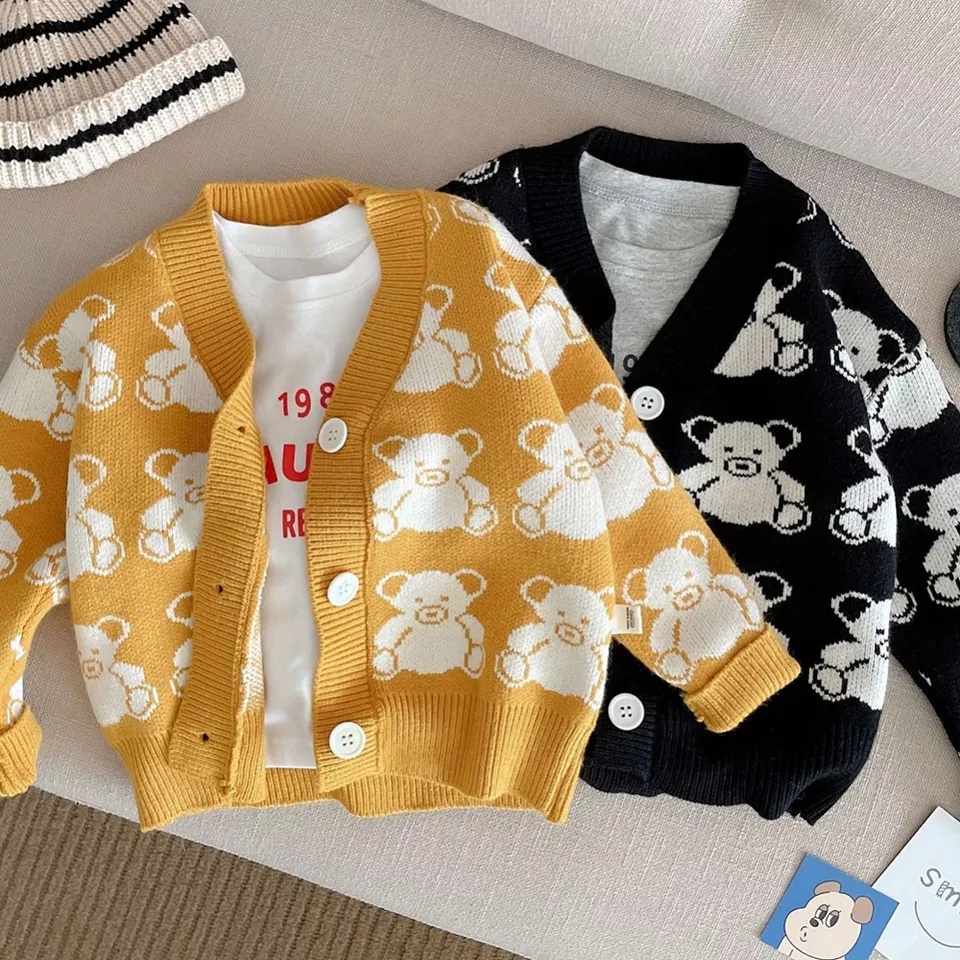 Jual Zahra Cardigan Anak Perempuan dan Laki Laki Snowy Bahan Rajut ...