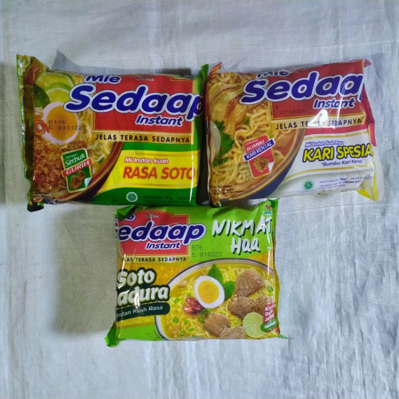 Jual [BELI BANYAK LEBIH HEMAT] 1 PCS MIE SEDAP INSTANT KUAH RASA SOTO ...